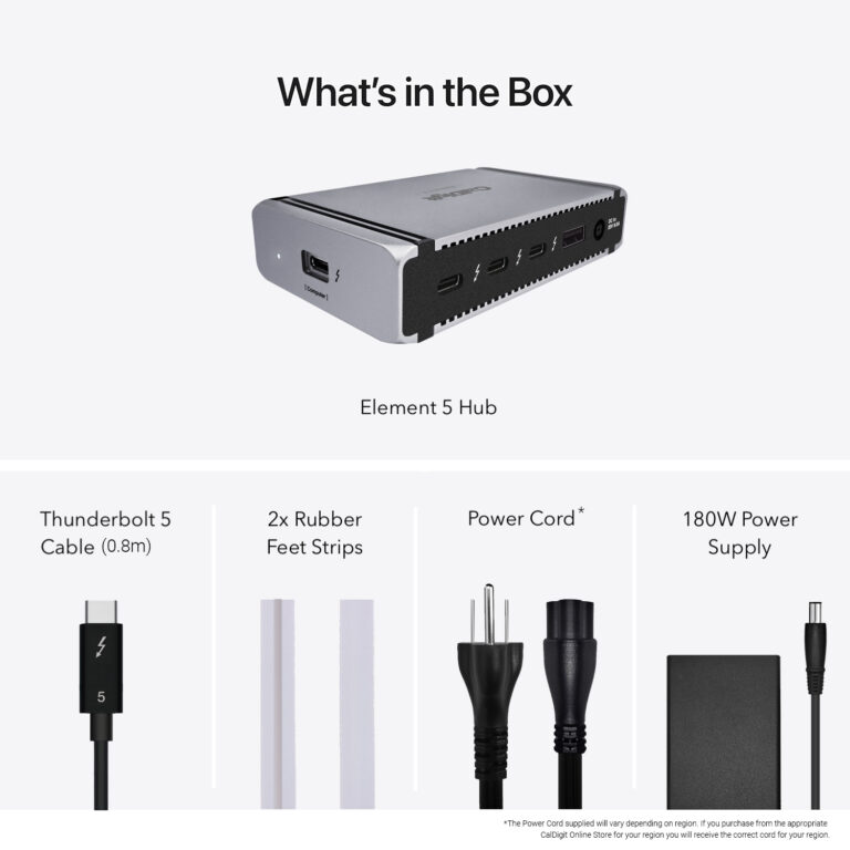 Thunderbolt 5 | USB4 | Element 5 Hub | CalDigit – CalDigit